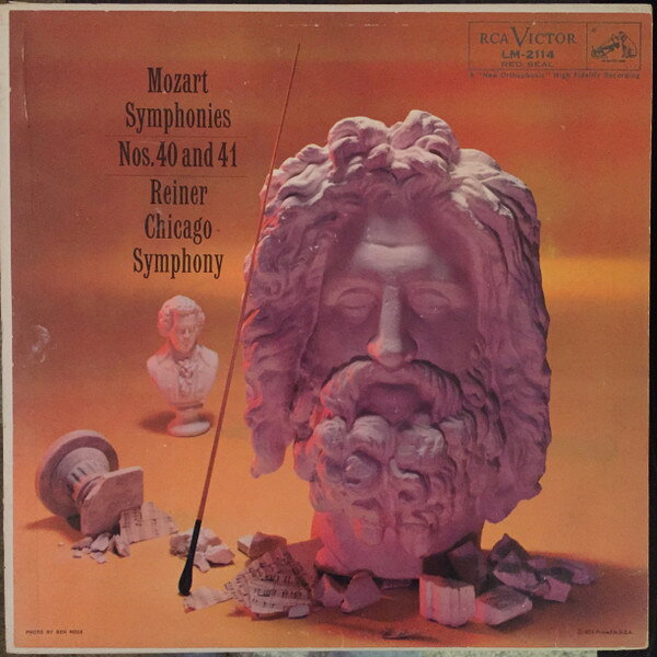 ・アーティスト Wolfgang Amadeus Mozart, Fritz Reiner, Chicago Symphony Orchestra ・タイトル Symphonies Nos. 40 And 41 ・レーベル・型番 RCA V...