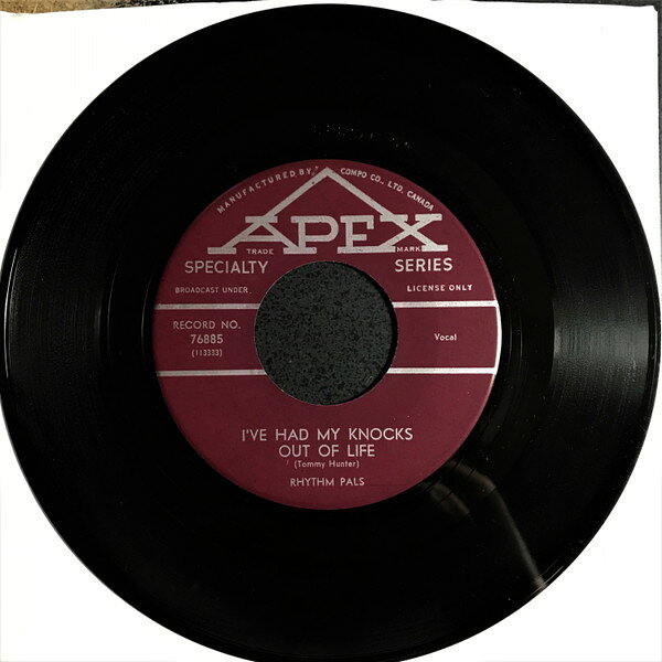 ・アーティスト Rhythm Pals ・タイトル I've Had My Knocks Out Of Life / Women And Gold ・レーベル・型番 Apex 76885 ・フォーマット 7インチレコード ・コンディション(...