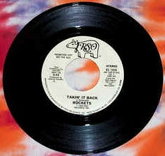 ・アーティスト Rockets ・タイトル Takin' It Back ・レーベル・型番 RSO RS1028 ・フォーマット 7インチレコード ・コンディション(盤) 良い (VG+) ・コンディション(ジャケット) プレインカバー（元...