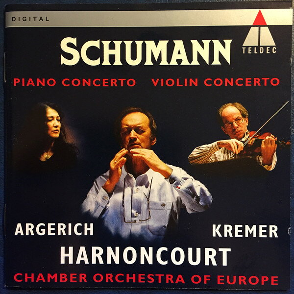 ・アーティスト Robert Schumann, Nikolaus Harnoncourt, Chamber Orchestra of Europe; Martha Argerich ・タイトル Piano Concerto ・レーベル・型...