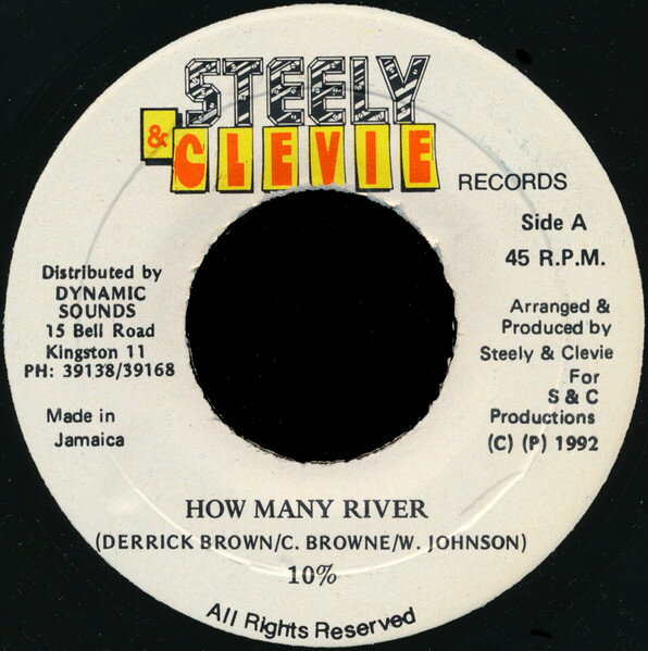 ・アーティスト 10% ・タイトル How Many River ・レーベル・型番 Steely & Clevie Records NONE ・フォーマット 7インチレコード ・コンディション(盤) 良い (VG+) ・コンディション(ジャ...