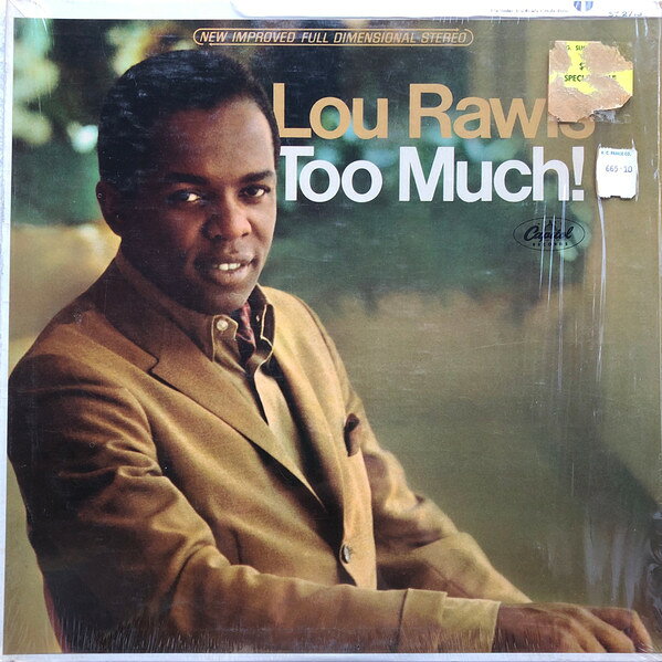 ・アーティスト Lou Rawls ・タイトル Too Much! ・レーベル・型番 CAPITOL ST2713 ・フォーマット LPレコード ・コンディション(盤) 良い (VG+) ・コンディション(ジャケット) 可 (VG) ・コン...