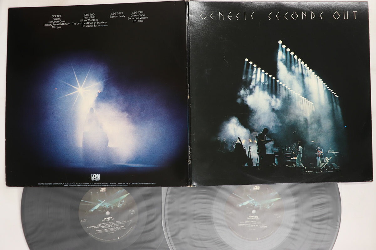 ・アーティスト Genesis ・タイトル Seconds Out ・レーベル・型番 ATLANTIC SD29002 ・フォーマット LPレコード ・コンディション(盤) 良い (VG+) ・コンディション(ジャケット) 良い (VG+)...