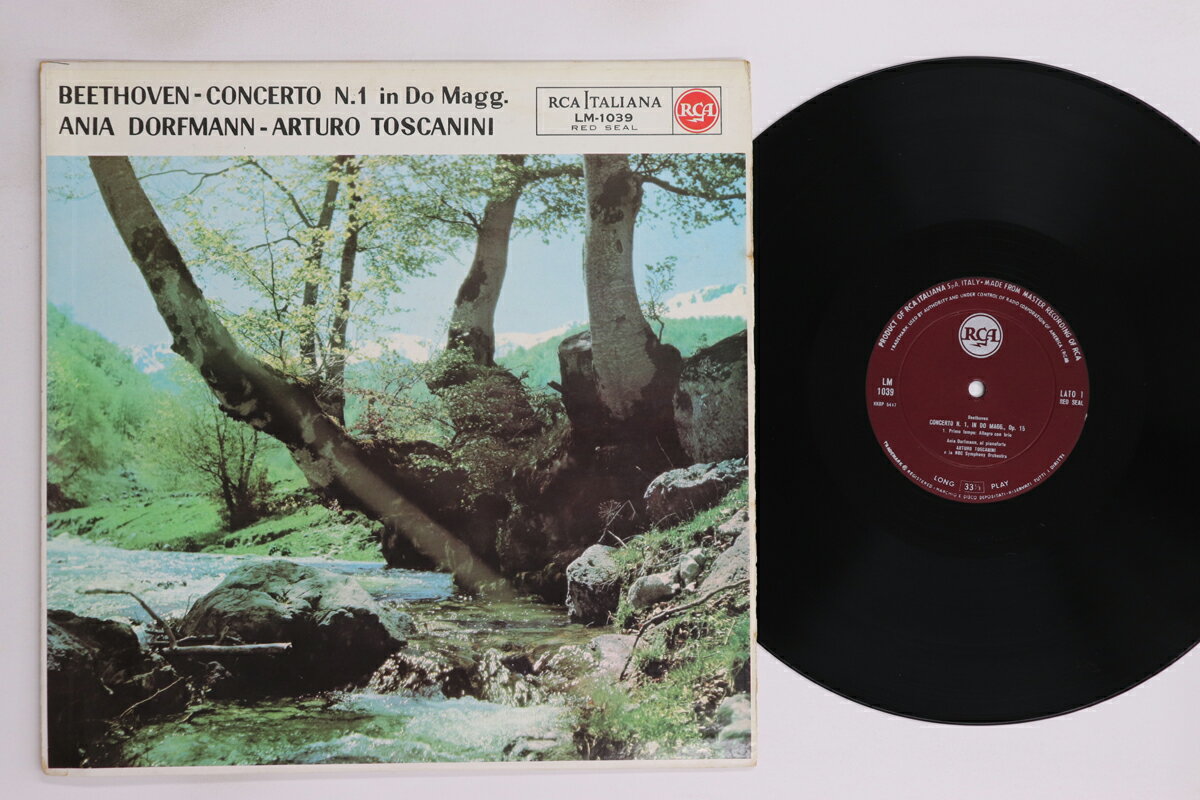・アーティスト アニア・ドルフマン, アルトゥーロ・トスカニーニ, Nbc交響楽団 ・タイトル ベートーヴェン ピアノ協奏曲 第1番 ハ長調 作品15 ・レーベル・型番 RCA ITALIANA LM1039 ・フォーマット LPレコード ...