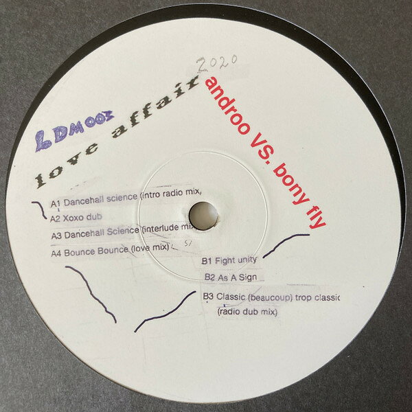 ・アーティスト Androo VS. Bony Fly ・タイトル Love Affair ・レーベル・型番 Les Disques Magn?tiques LDM003 ・フォーマット 12インチレコード ・コンディション(盤) 新品 (...