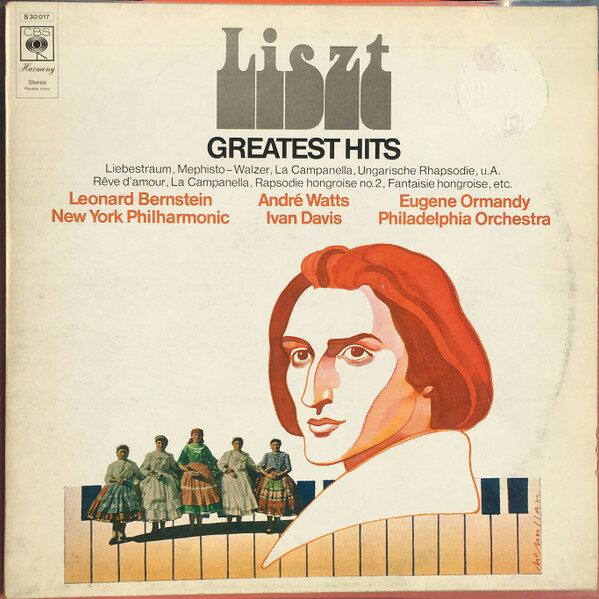 ・アーティスト Liszt, Leonard Bernstein, Andr? Watts, Eugene Ormandy, Ivan Davis ・タイトル Liszt's Greatest Hits ・レーベル・型番 CBS Harmo...