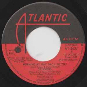 ・アーティスト Spinners ・タイトル Working My Way Back To You ・レーベル・型番 Atlantic 3637 ・フォーマット 7インチレコード ・コンディション(盤) 良い (VG+) ・コンディション(...