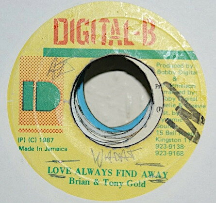 ・アーティスト Brian & Tony Gold ・タイトル Love Always Find Away ・レーベル・型番 Digital-B NONE ・フォーマット 7インチレコード ・コンディション(盤) 良い (VG+) ・コンデ...