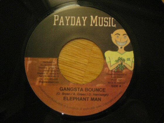 ・アーティスト Elephant Man / Vybz Kartel ・タイトル Gangsta Bounce / When Yu Hold Dem ・レーベル・型番 Payday Music NONE ・フォーマット 7インチレコード ・...