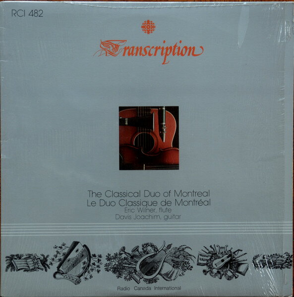 ・アーティスト Classical Duo Of Montreal ・タイトル Transcription ・レーベル・型番 RADIO CANADA INTERNATIONAL RCI482 ・フォーマット LPレコード ・コンディション...
