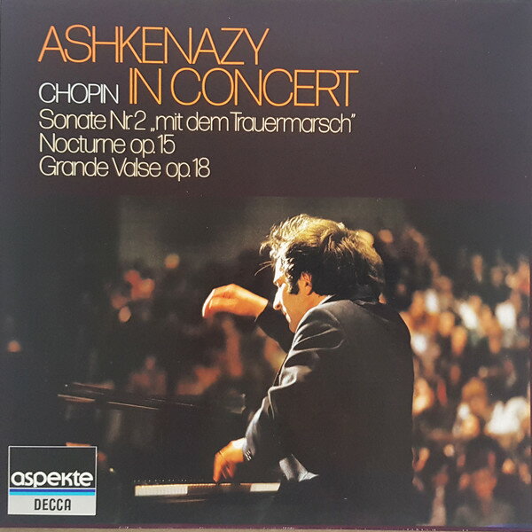 ・アーティスト Vladimir Ashkenazy , Fr?d?ric Chopin ・タイトル Ashkenazy In Concert ・レーベル・型番 Decca 641715 ・フォーマット LPレコード ・コンディション(盤)...