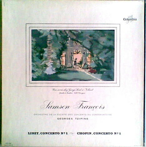 ・アーティスト Franz Liszt , Fr?d?ric Chopin / Samson Fran?ois , Georges Tzipine , Orchestre De La Soci?t? Des Concerts Du Cons...