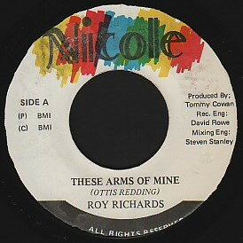 ・アーティスト Roy Richards ・タイトル These Arms Of Mine ・レーベル・型番 Nicole NONE ・フォーマット 7インチレコード ・コンディション(盤) 良い (VG+) ・コンディション(ジャケット)...