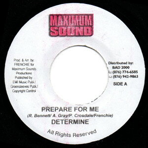 ・アーティスト Determine / Mr. Pang ・タイトル Prepare For Me / Hit Them In Style ・レーベル・型番 MAXIMUM SOUND NONE ・フォーマット 7インチレコード ・コンディ...