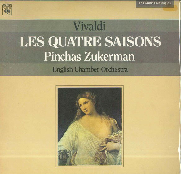 ・アーティスト Pinchas Zukerman, English Chamber Orchestra ・タイトル Vivaldi: Les Quatre Saisons ・レーベル・型番 CBS CBS60010 ・フォーマット LPレコ...