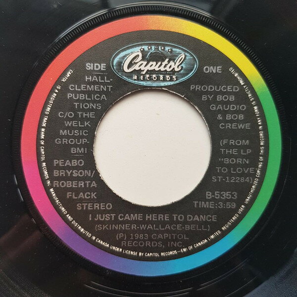 ・アーティスト Peabo Bryson / Roberta Flack ・タイトル I Just Came Here To Dance ・レーベル・型番 Capitol Records B5353 ・フォーマット 7インチレコード ・コン...