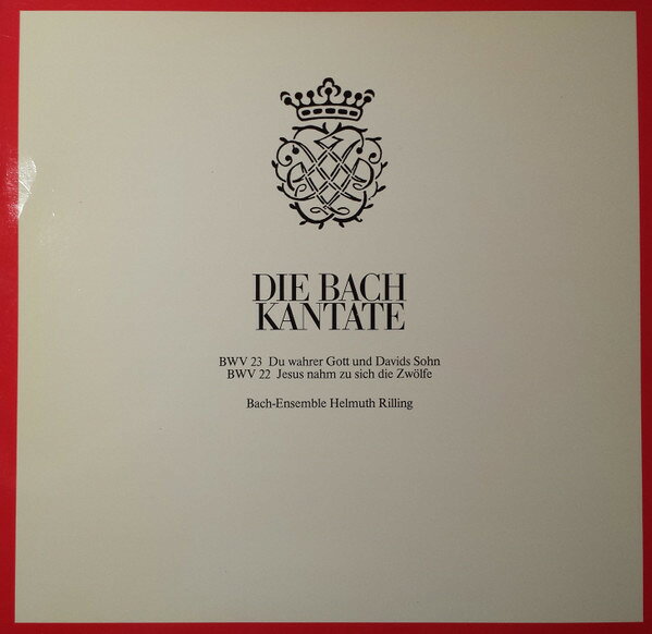 ・アーティスト Johann Sebastian Bach , Helmuth Rilling ・タイトル Die Bach Kantate - BWV 23, BWV 22 ・レーベル・型番 H?nssler Verlag 98692 ・...