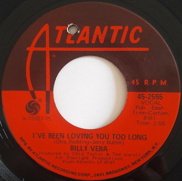 ・アーティスト Billy Vera ・タイトル I've Been Loving You Too Long / Are You Coming To My Party ・レーベル・型番 Atlantic 452555 ・フォーマット 7イン...