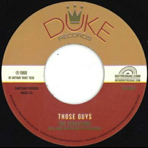 ・アーティスト Sensations / Winston Wright ・タイトル Those Guys / Moonwalk ・レーベル・型番 Duke/Buyreggae EU TIEU023 ・フォーマット 7インチレコード ・コンデ...