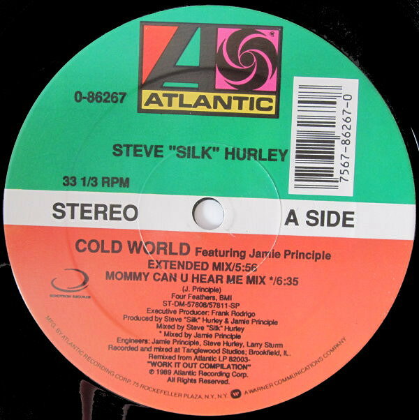 ・アーティスト Steve "Silk" Hurley ・タイトル Cold World ・レーベル・型番 Atlantic 086267 ・フォーマット 12インチレコード ・コンディション(盤) 良い (VG+) ・コンディション(ジャ...