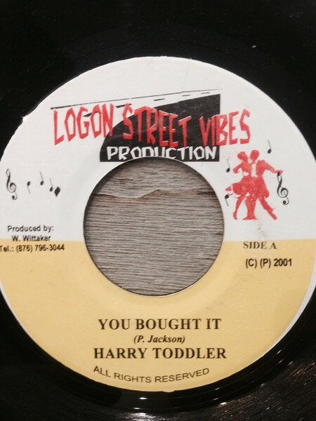 ・アーティスト Harry Toddler ・タイトル You Bought It ・レーベル・型番 Logon Street Vibes Production NONE ・フォーマット 7インチレコード ・コンディション(盤) 良い (V...