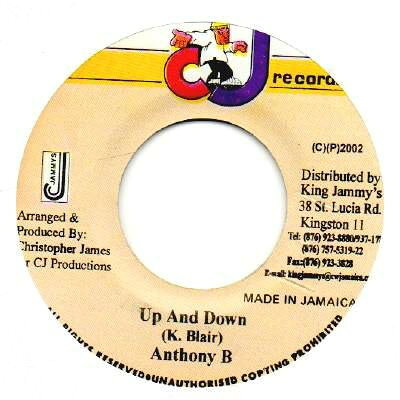 ・アーティスト Anthony B ・タイトル Up And Down ・レーベル・型番 CJ Records NONE ・フォーマット 7インチレコード ・コンディション(盤) 良い (VG+) ・コンディション(ジャケット) ・コンディ...
