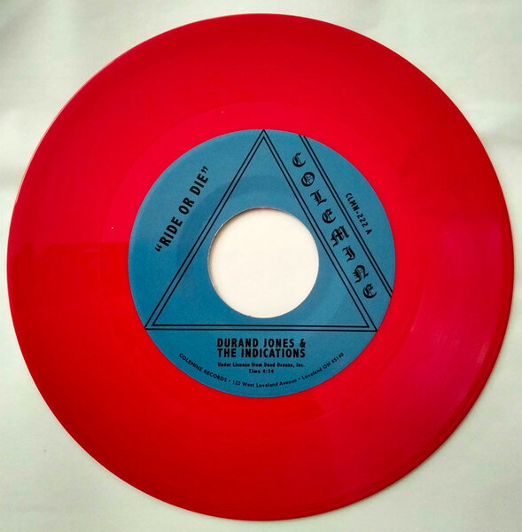 ・アーティスト Durand Jones & The Indications ・タイトル Ride Or Die (Red Vinyl) ・レーベル・型番 Colemine Records CLMN222 ・フォーマット 7インチレコード ...