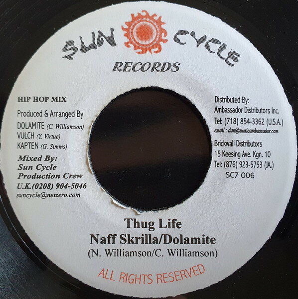 ・アーティスト Naff Skrilla / Dolamite / Goofy / Singing Melody ・タイトル Thug Life / If You Like It Combination ・レーベル・型番 Sun Cycle...
