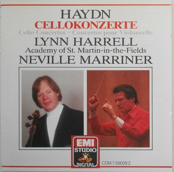 ・アーティスト Lynn Harrell, Academy of St. Martin-in-the-Fields, Neville Marriner ・タイトル Joseph Haydn - Cello Concerti in C & D...