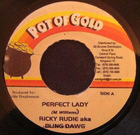 ・アーティスト Ricky Rudie / Nitty Kutchie ・タイトル Perfect Lady / Do Or Die ・レーベル・型番 Pot Of Gold NONE ・フォーマット 7インチレコード ・コンディション(盤...