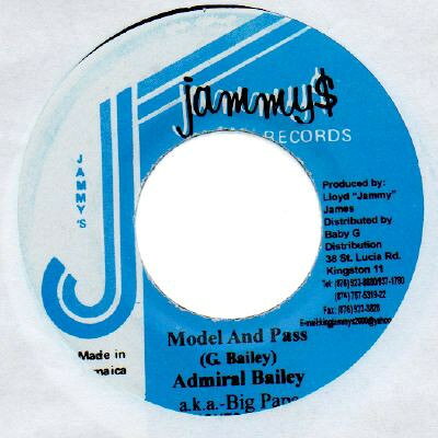 ・アーティスト Admiral Bailey ・タイトル Model And Pass ・レーベル・型番 Jammy's Records NONE ・フォーマット 7インチレコード ・コンディション(盤) 良い (VG+) ・コンディション...