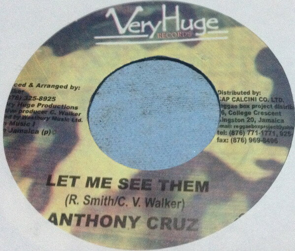 ・アーティスト Anthony Cruz ・タイトル Let Me See Them ・レーベル・型番 Very Huge Records NONE ・フォーマット 7インチレコード ・コンディション(盤) 良い (VG+) ・コンディショ...