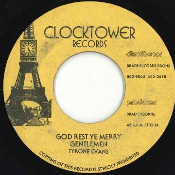 ・アーティスト Tyrone Evans ・タイトル God Rest Ye Merry Gentlemen / Version ・レーベル・型番 Clocktower US CT323 ・フォーマット 7インチレコード ・コンディション(...