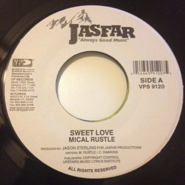 ・アーティスト Mical Rustle ・タイトル Sweet Love ・レーベル・型番 Jasfar VPS9120 ・フォーマット 7インチレコード ・コンディション(盤) 非常に良い(EX) ・コンディション(ジャケット) ・コン...