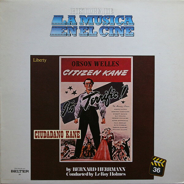 ・アーティスト Bernard Herrmann ・タイトル Ciudadano Kane = Citizen Kane (Banda Sonora Original De La Pelicula) ・レーベル・型番 Belter 2900...