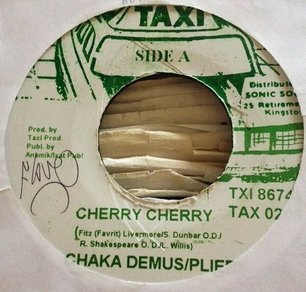 ・アーティスト Chaka Demus & Pliers ・タイトル Cherry Cherry ・レーベル・型番 Taxi TAX0208 ・フォーマット 7インチレコード ・コンディション(盤) 良い (VG+) ・コンディション(ジャ...