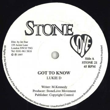 ・アーティスト Lukie D / Tony Curtis ・タイトル Got To Know / I'm Going Crazy ・レーベル・型番 Stone Love STONE21 ・フォーマット 12インチレコード ・コンディション...