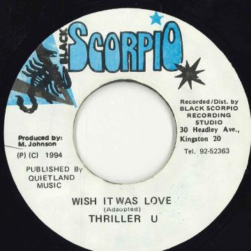 ・アーティスト Thriller U ・タイトル Wish It Was Love ・レーベル・型番 Black Scorpio none ・フォーマット 7インチレコード ・コンディション(盤) 良い (VG+) ・コンディション(ジャケ...