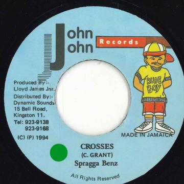 ・アーティスト Spragga Benz ・タイトル Crosses ・レーベル・型番 John John Records NONE ・フォーマット 7インチレコード ・コンディション(盤) 良い (VG+) ・コンディション(ジャケット)...