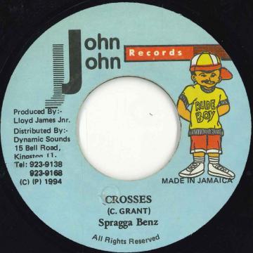 ・アーティスト Spragga Benz ・タイトル Crosses ・レーベル・型番 John John Records NONE ・フォーマット 7インチレコード ・コンディション(盤) 良い (VG+) ・コンディション(ジャケット)...
