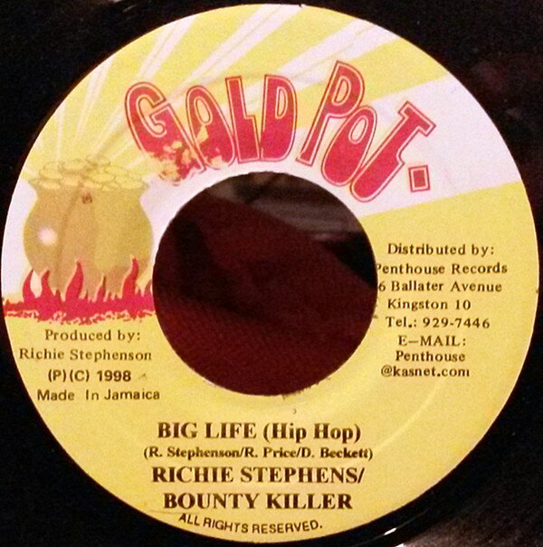 ・アーティスト Richie Stephens / Bounty Killer ・タイトル Big Life (Hip Hop) ・レーベル・型番 Gold Pot NONE ・フォーマット 7インチレコード ・コンディション(盤) 良い ...
