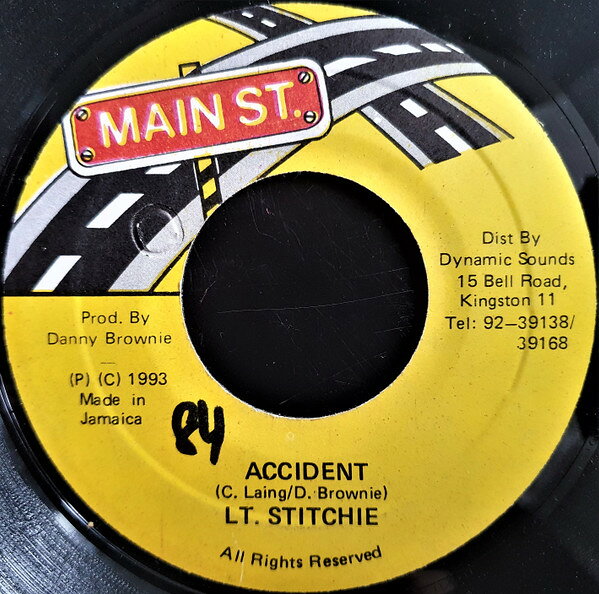 ・アーティスト Lieutenant Stitchie ・タイトル Accident ・レーベル・型番 Main St. NONE ・フォーマット 7インチレコード ・コンディション(盤) 非常に良い(EX) ・コンディション(ジャケット)...