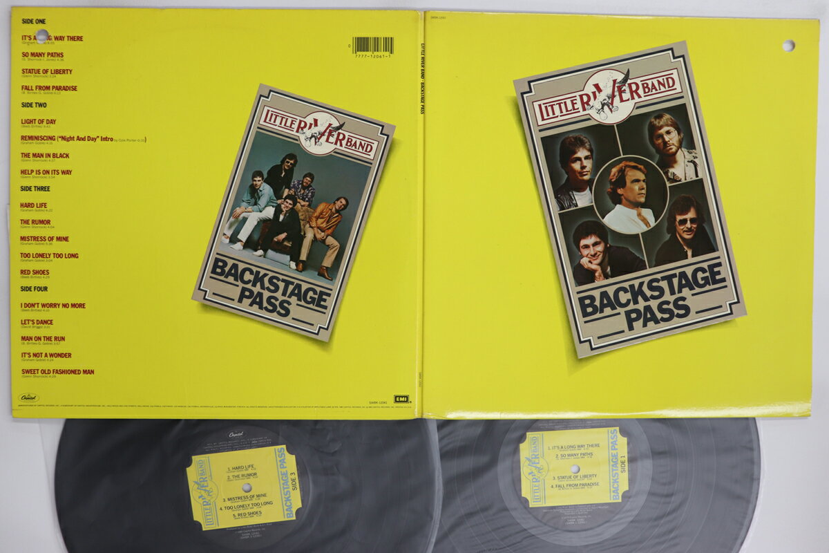 ・アーティスト Little River Band ・タイトル Backstage Pass ・レーベル・型番 CAPITOL SWBK12061 ・フォーマット LPレコード ・コンディション(盤) 良い (VG+) ・コンディション(ジ...
