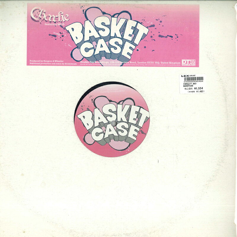 ・アーティスト Charlie, MCD ・タイトル Basket Case ・レーベル・型番 Double Top Recordings DT015T ・フォーマット 12インチレコード ・コンディション(盤) 良い (VG+) ・コンデ...