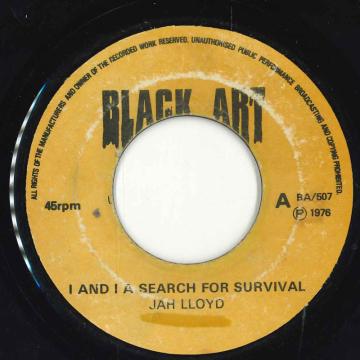 ・アーティスト Jah Lloyd ・タイトル I And I A Search For Survival ・レーベル・型番 Black Art BA/507 ・フォーマット 7インチレコード ・コンディション(盤) 非常に悪い (G) ・...