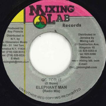 ・アーティスト Elephant Man ・タイトル Go For It ・レーベル・型番 Mixing Lab NONE ・フォーマット 7インチレコード ・コンディション(盤) 非常に良い(EX) ・コンディション(ジャケット) ・コン...