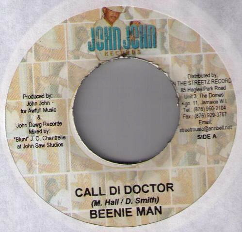 ・アーティスト Beenie Man ・タイトル Call Di Doctor ・レーベル・型番 John John Records NONE ・フォーマット 7インチレコード ・コンディション(盤) 良い (VG+) ・コンディション(ジ...