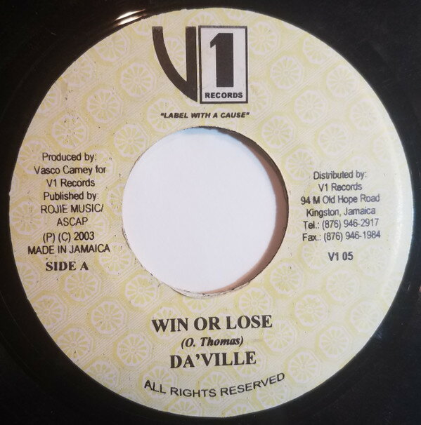 ・アーティスト Daville / Dasia ・タイトル Win Or Lose / Pain ・レーベル・型番 V1 Records V105 ・フォーマット 7インチレコード ・コンディション(盤) 良い (VG+) ・コンディション...