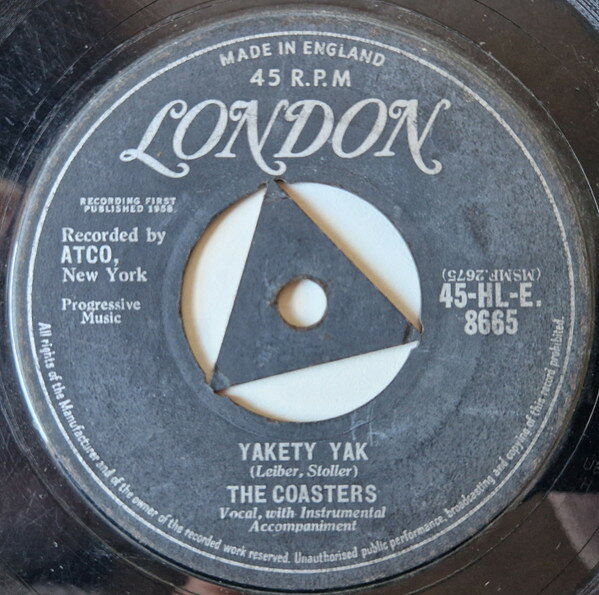 ・アーティスト Coasters ・タイトル Yakety Yak ・レーベル・型番 London Records 45HLE8665 ・フォーマット 7インチレコード ・コンディション(盤) 良い (VG+) ・コンディション(ジャケット...