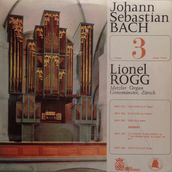 ・アーティスト Johann Sebastian Bach, Lionel Rogg ・タイトル Organ Works (BWV 572: Fantasia In G Major / BWV 562: Fantasia In C Mino...